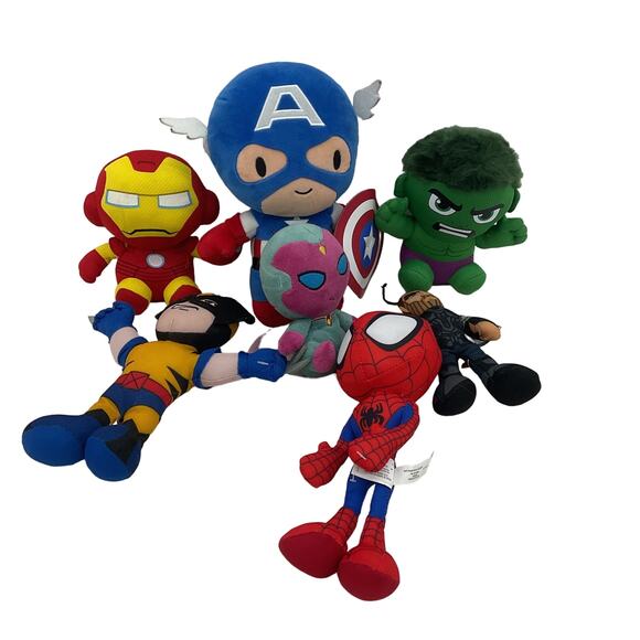 Marvel | Toys | Mixed Marvel The Avengers Plush Dolls Captain America ...
